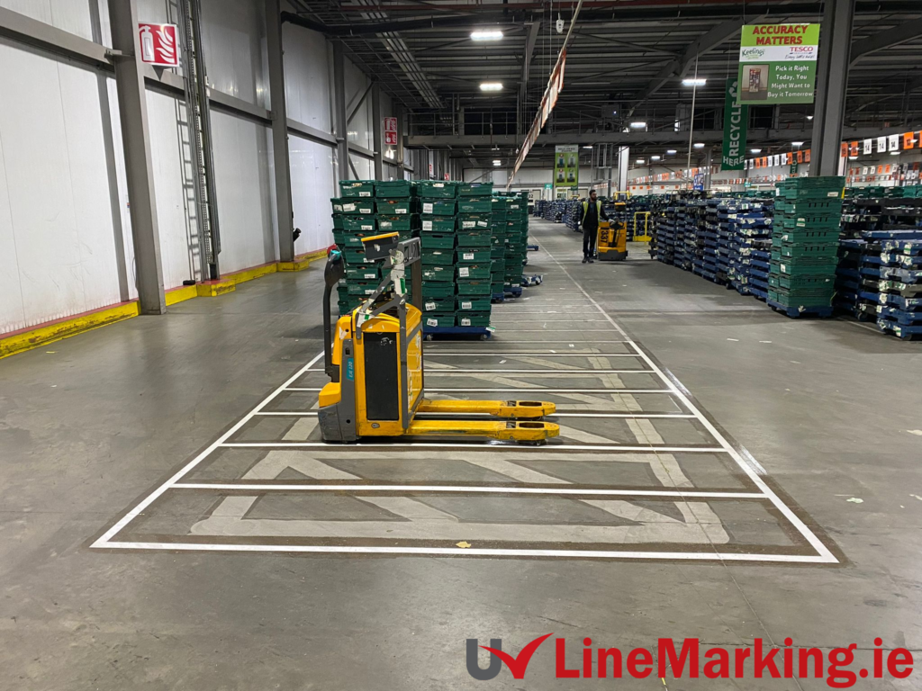 How We Optimised This Busy Warehouse with UV Line Marking